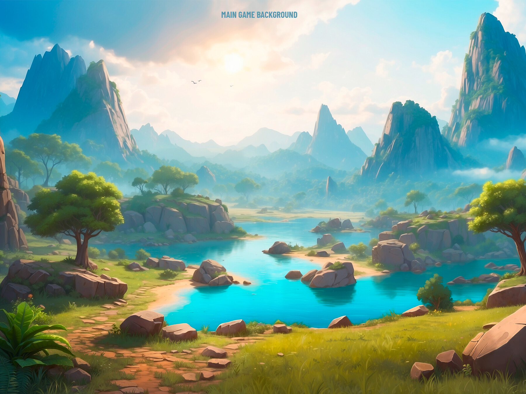 ArtStation - JURASSIC ROAR | game backgrounds