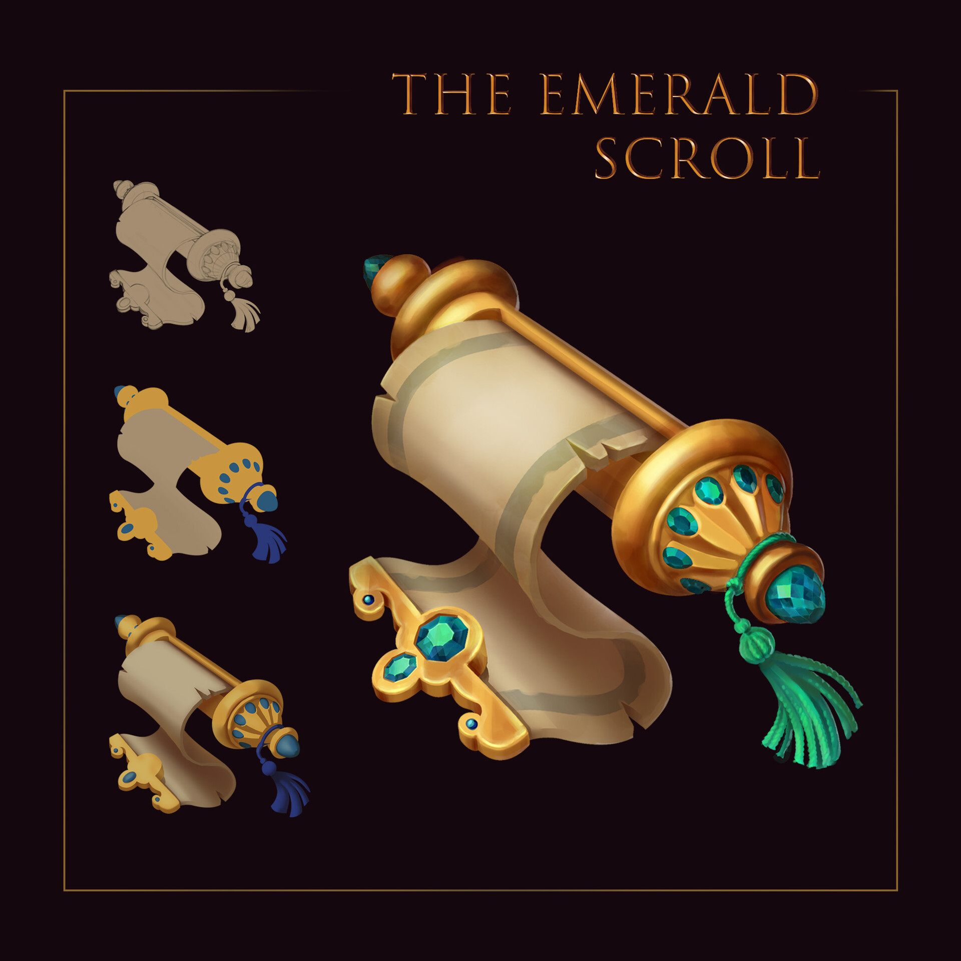 ArtStation - The Emerald Scroll
