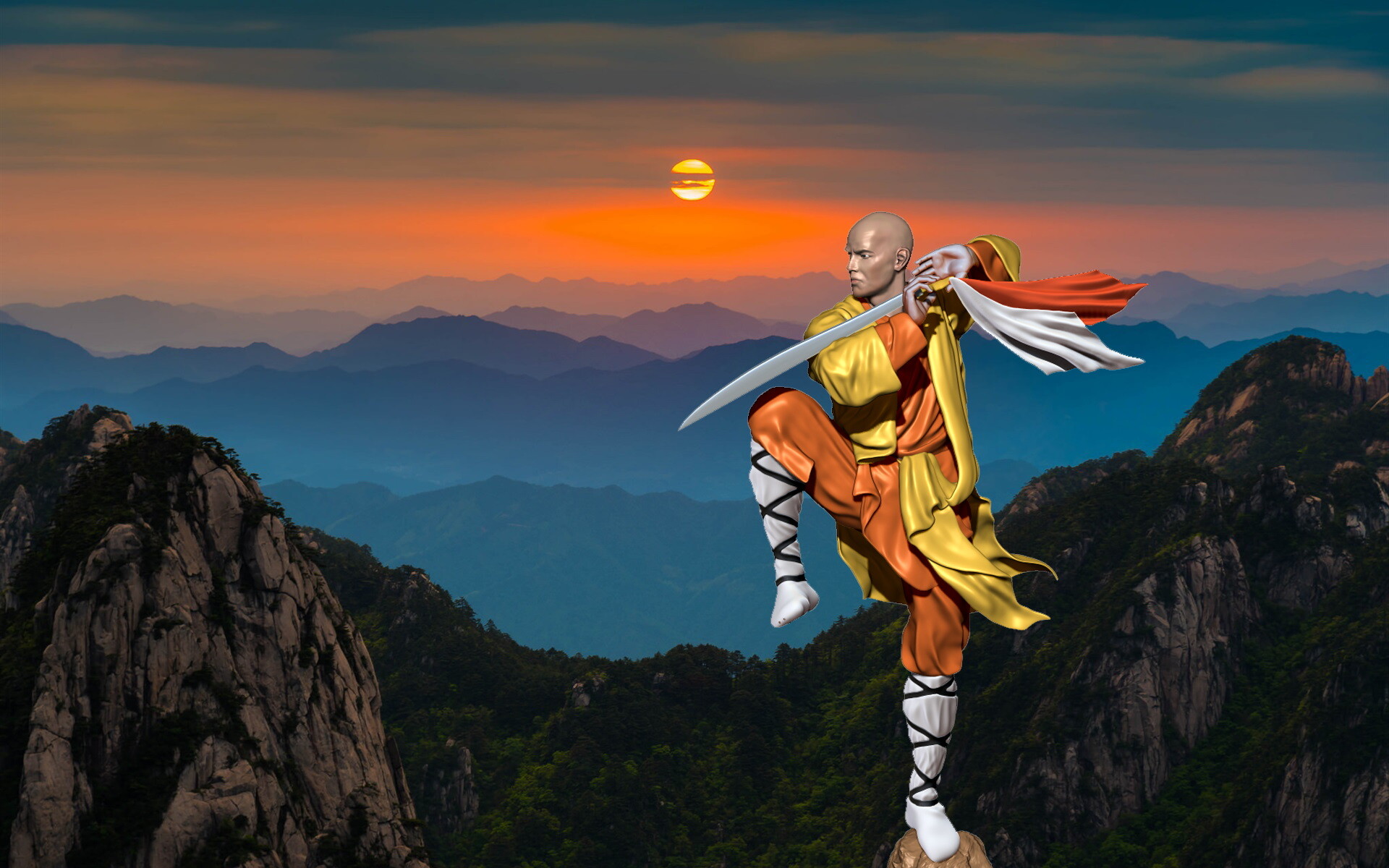 shaolin warrior wallpaper