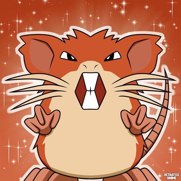 ArtStation - Raticate Shiny, Pokémon