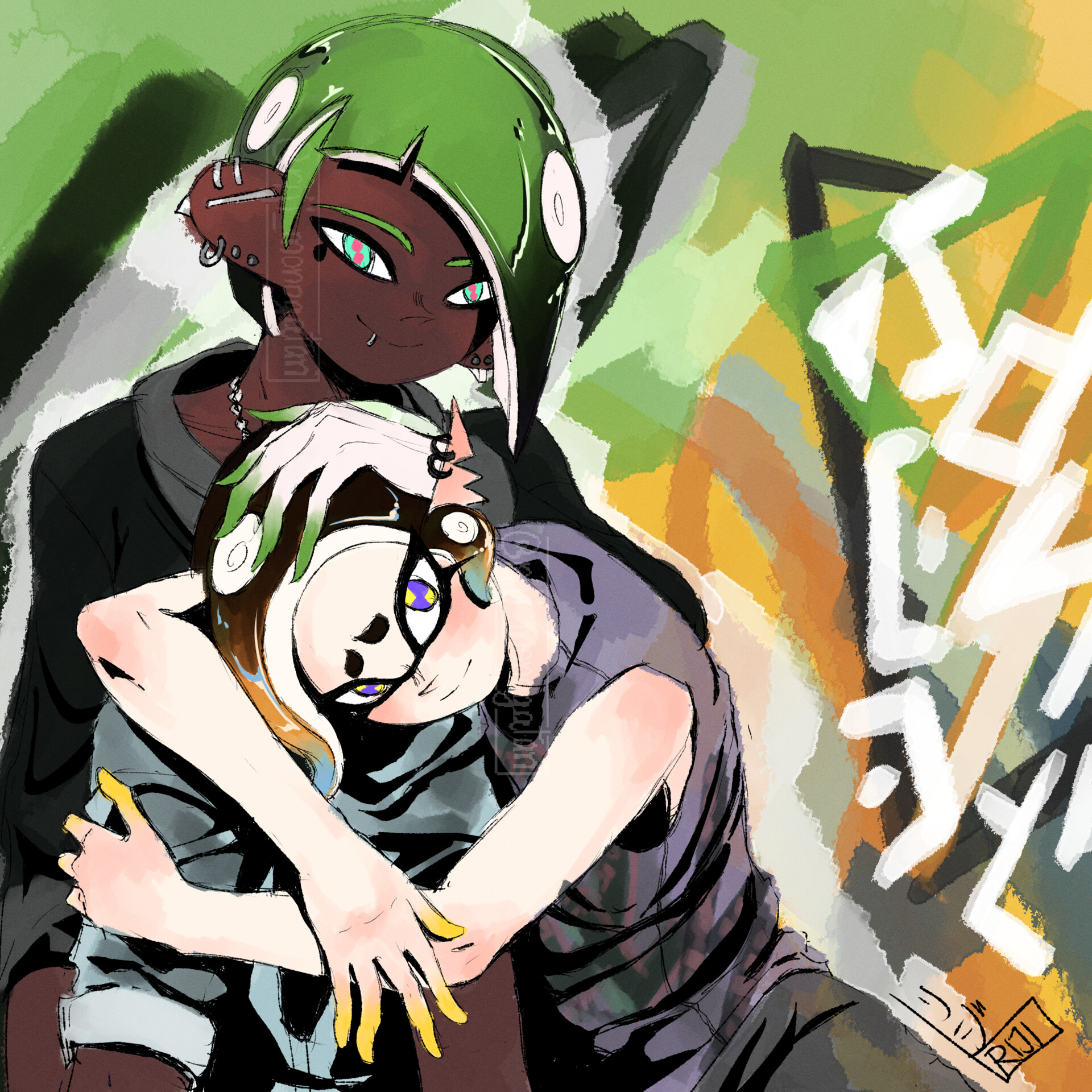 ArtStation - Assorted Trench Artworks (Trench: Splatoon Fanmade Project)