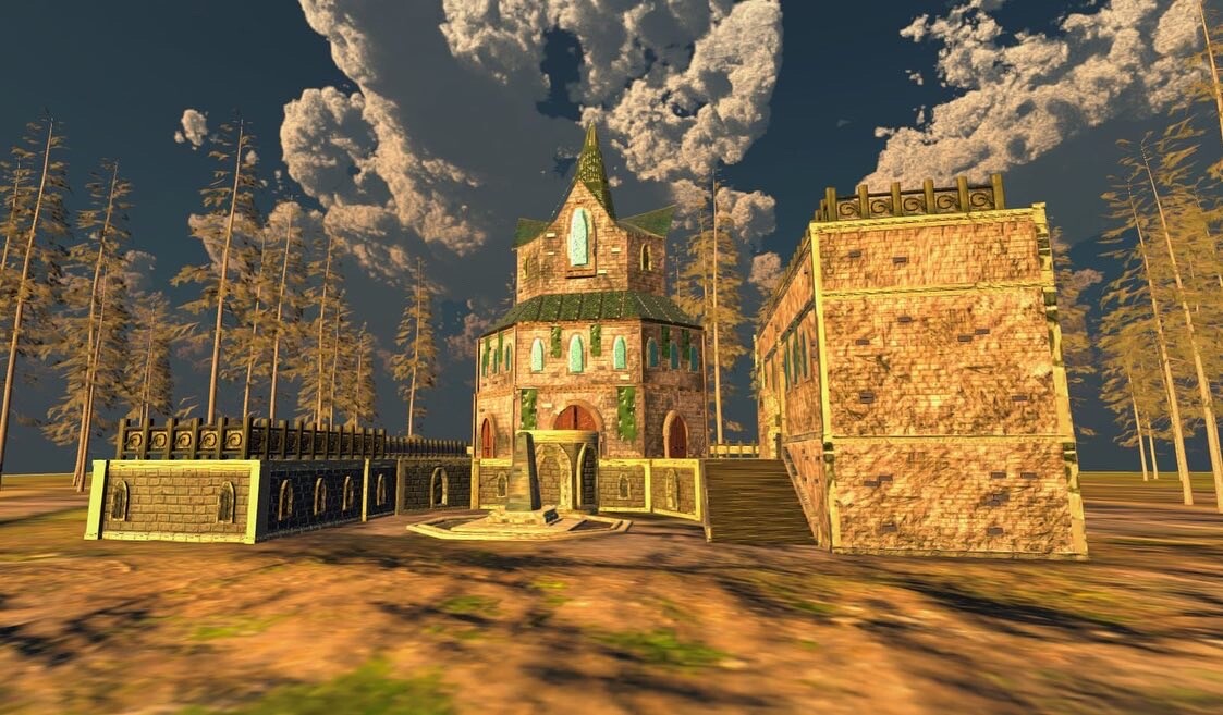 ArtStation - Structural Modeling and Texture: Castle (2021)