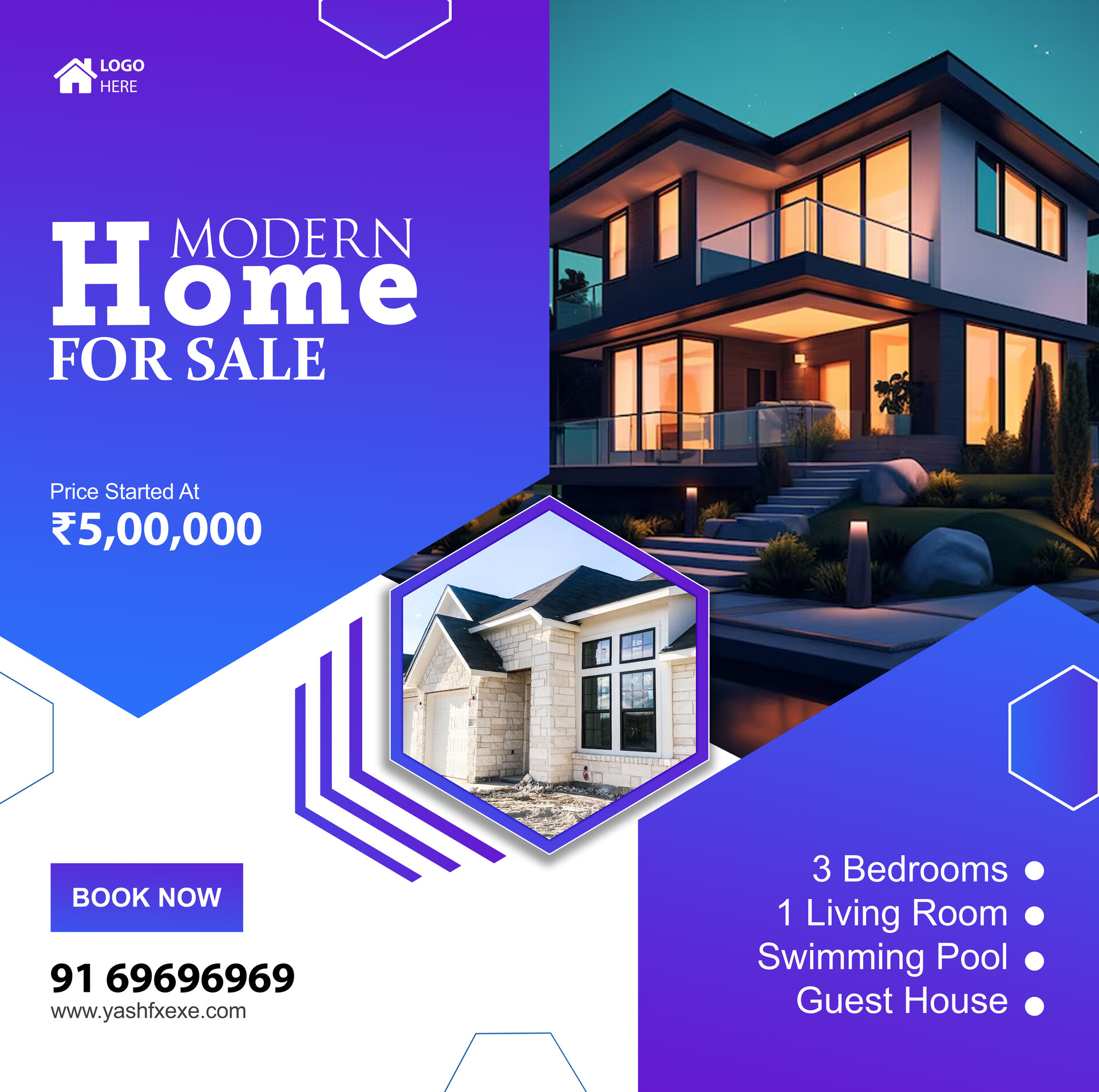 ArtStation - Poster Design | House Sale