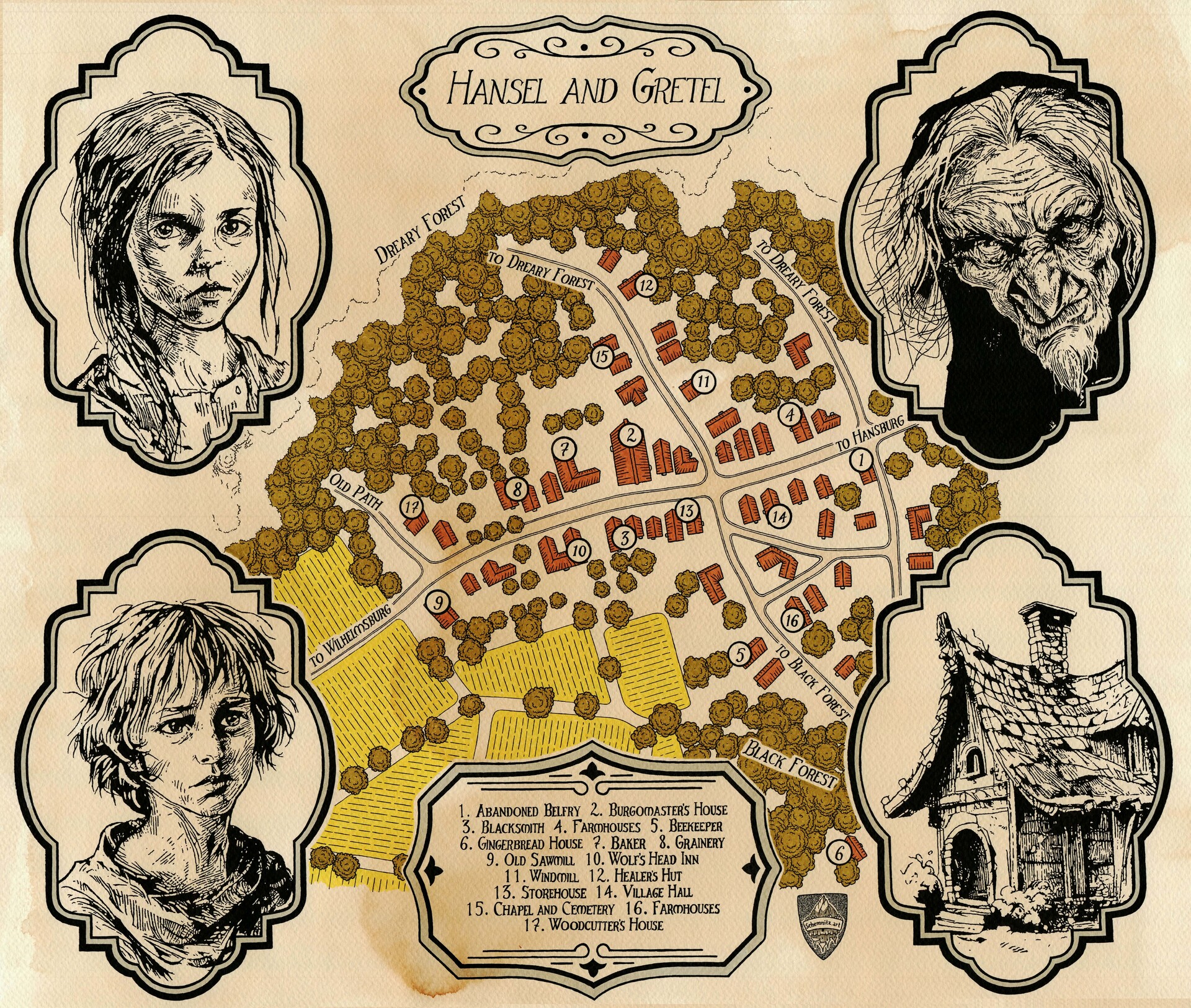 ArtStation - Grimm Fairy Tales Project