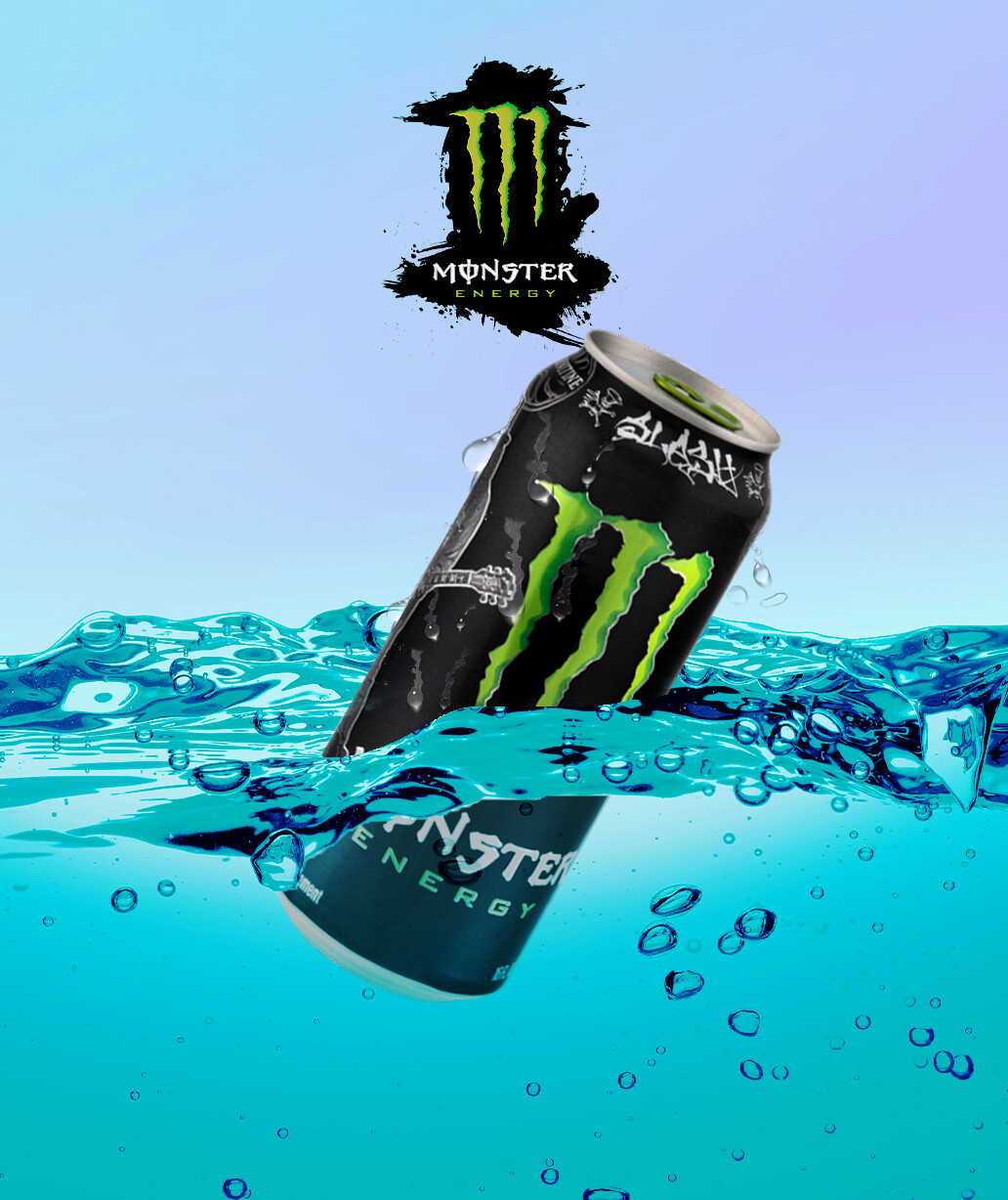 ArtStation - Energy Drink Poster