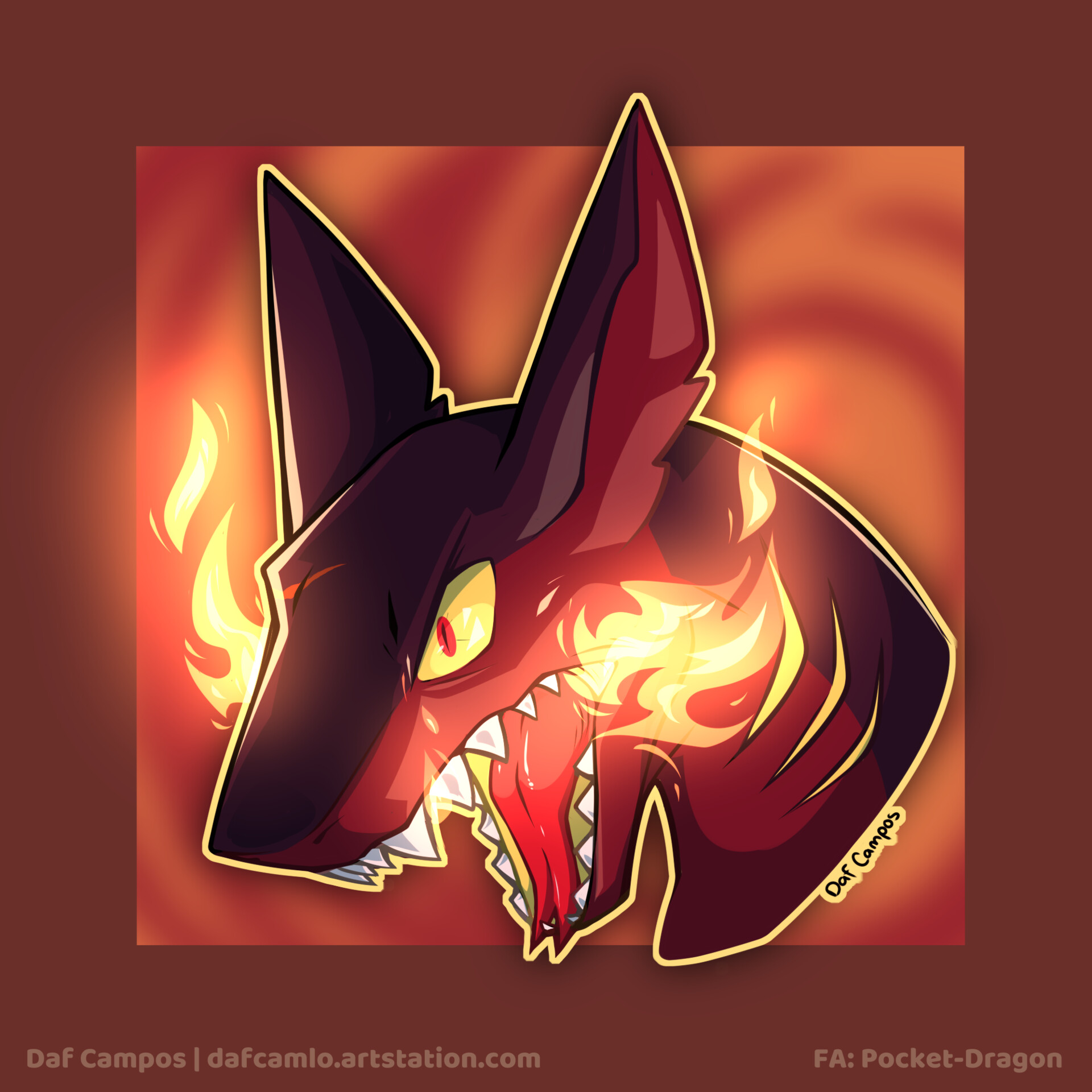 ArtStation - Blaze, the fire shark