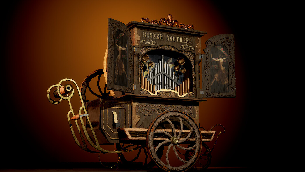 ArtStation - Victorian Barrel Organ