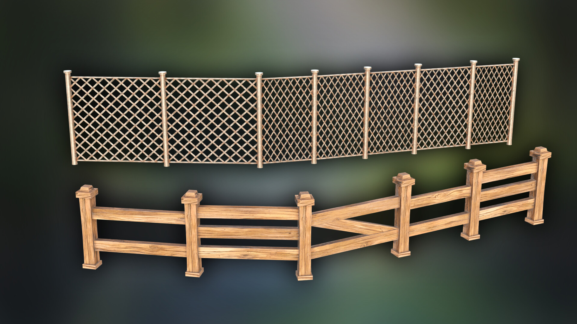 3D Tudor - 3D Tudor Blender Fence Geometry Node - Effortless Custom ...
