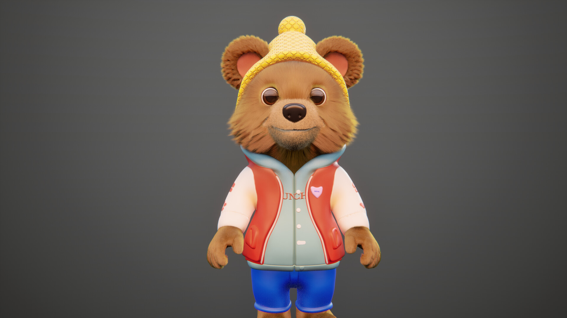 Giorgi Dvalidze - Fluffy the Adorable Cartoon Bear