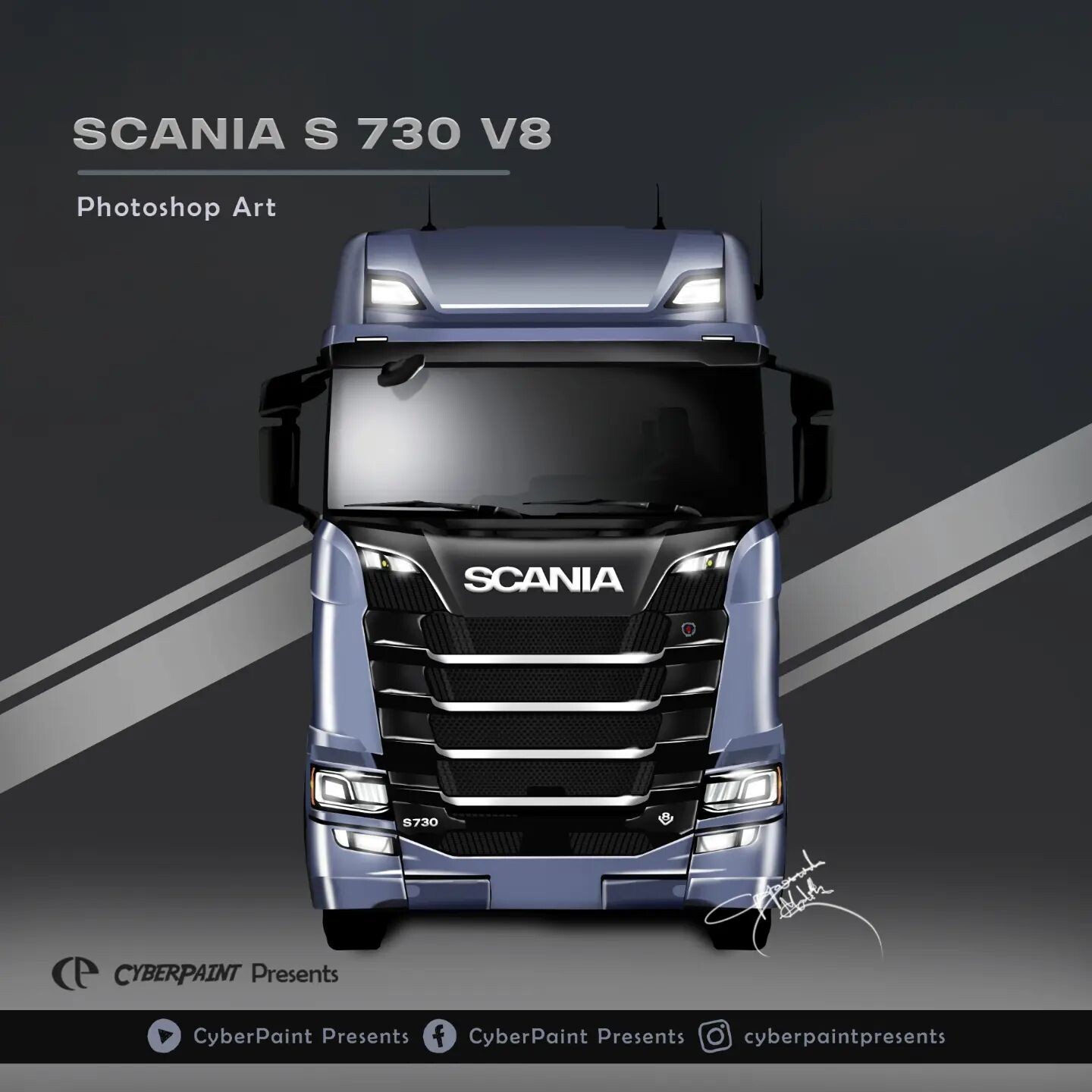 ArtStation - SCANIA S730 V8 - Fan Art