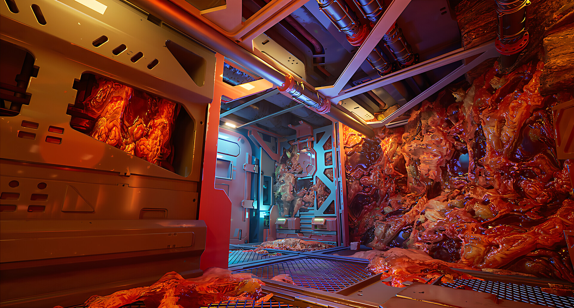 ArtStation - Attempt to create a sci-fi scene map with UE5