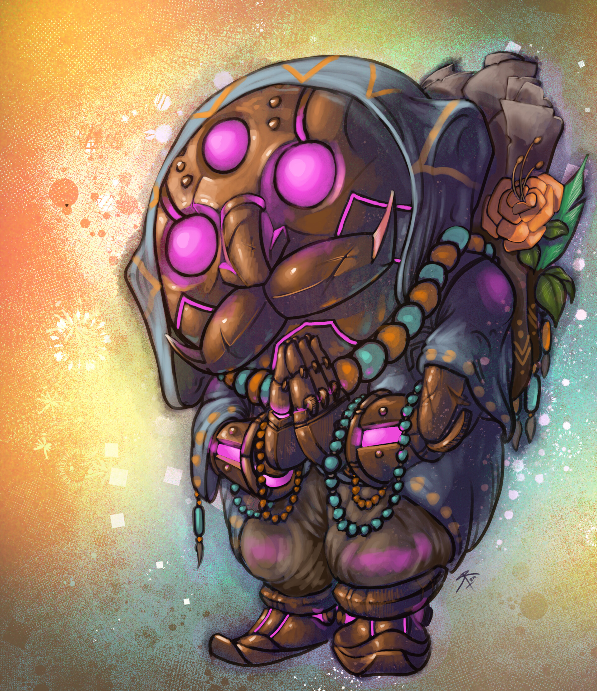 ArtStation - Metal Monk