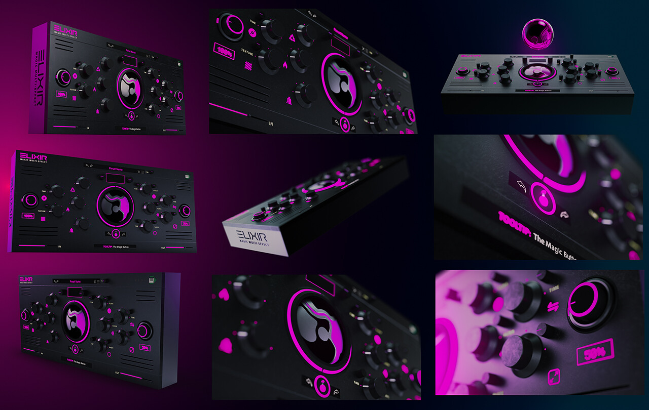 ArtStation - VST GUI - ELIXIR