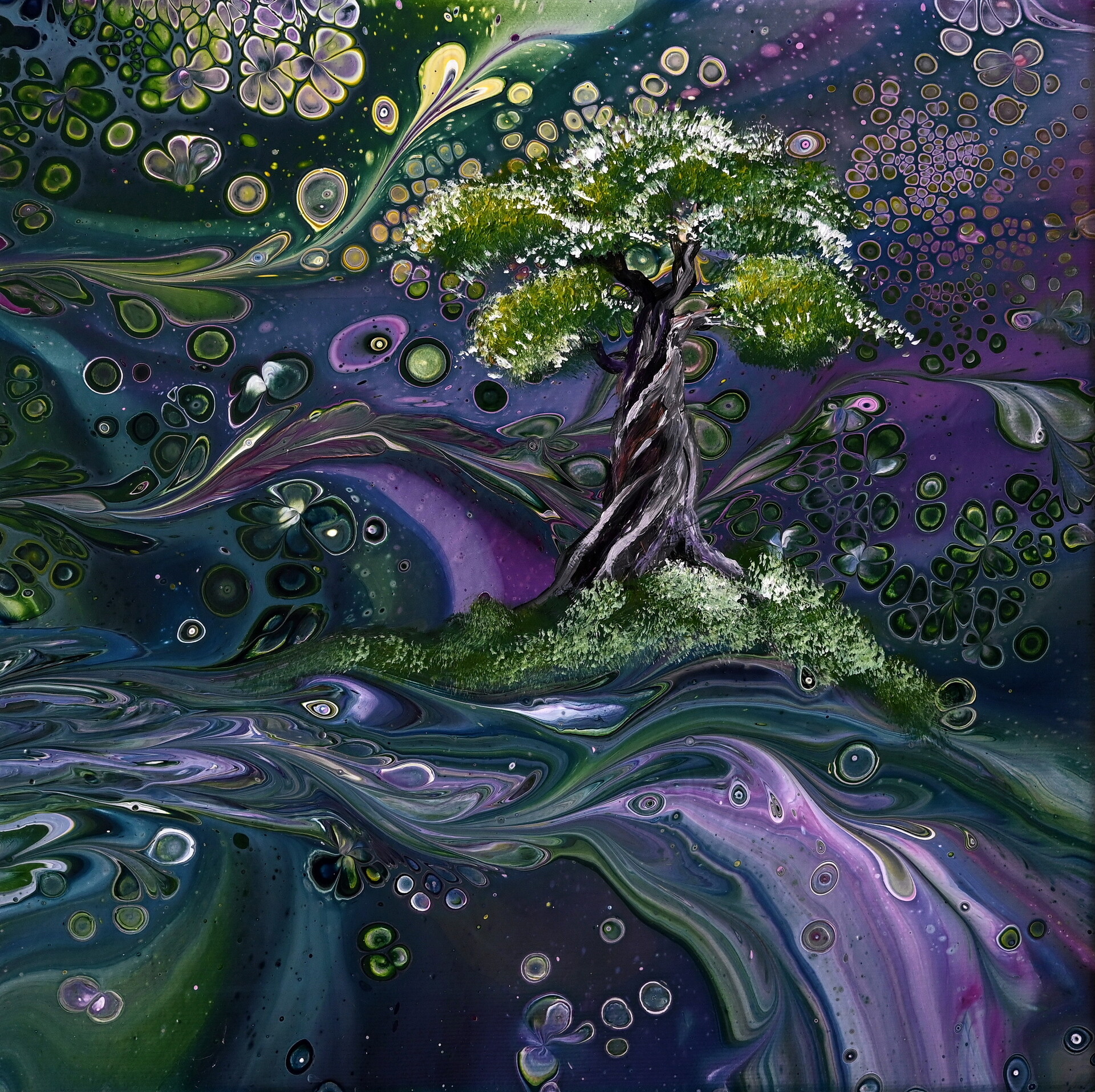 Fiona Art - Transforming Your Acrylic Pour Painting Into A Masterpiece ...