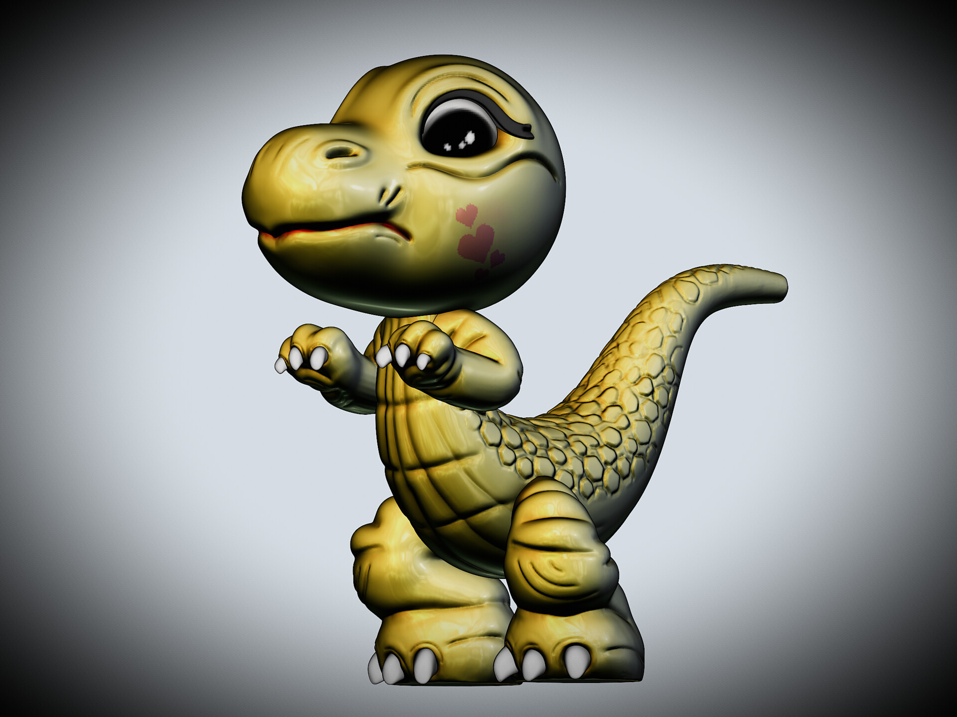 ArtStation - Cute Dinosaur 3d model