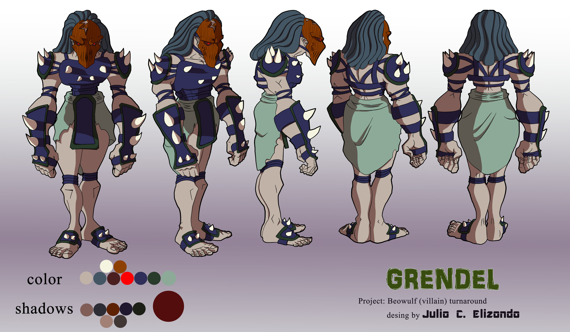 ArtStation - Animated Grendel design
