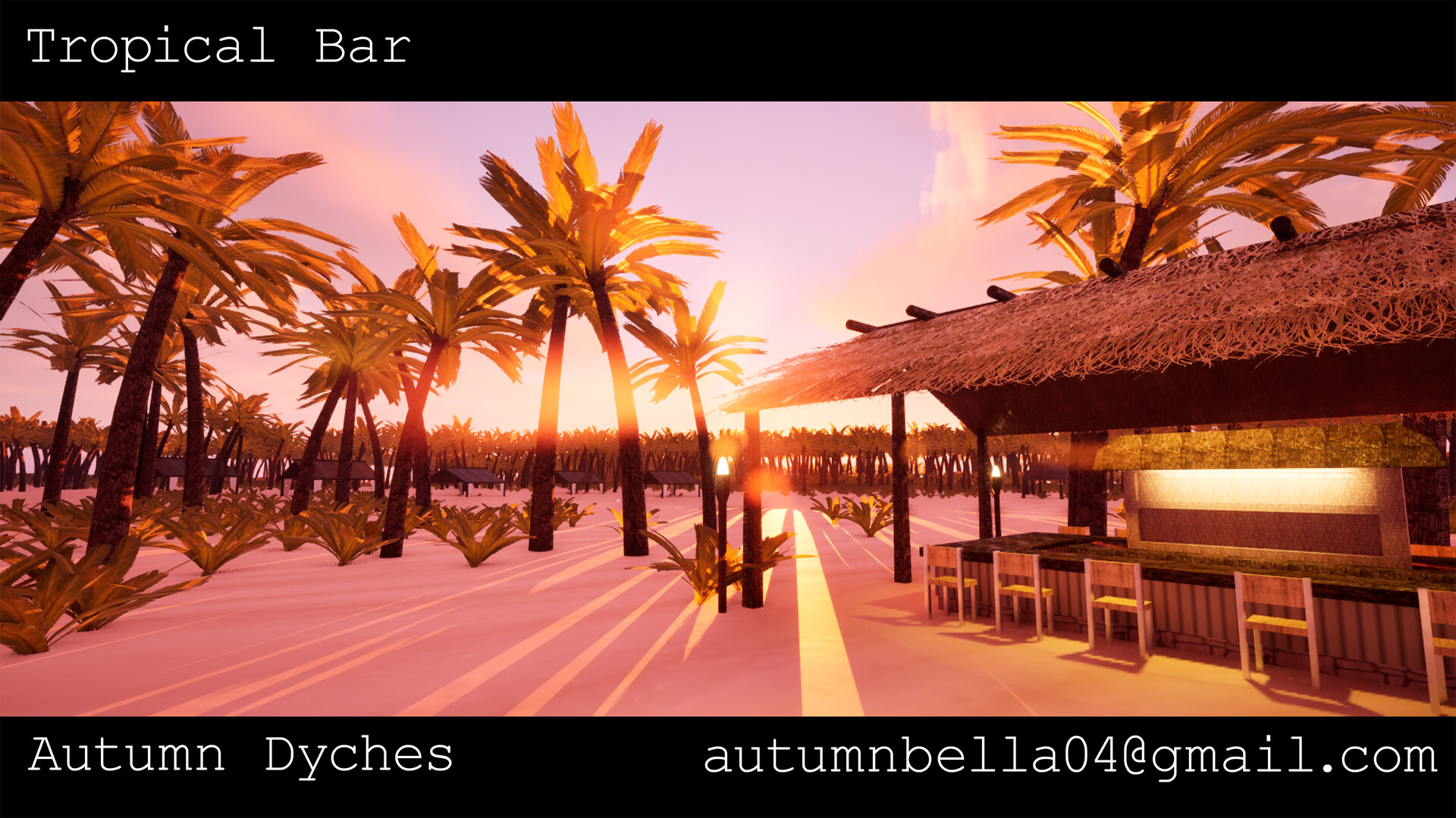 ArtStation - Tropical Bar