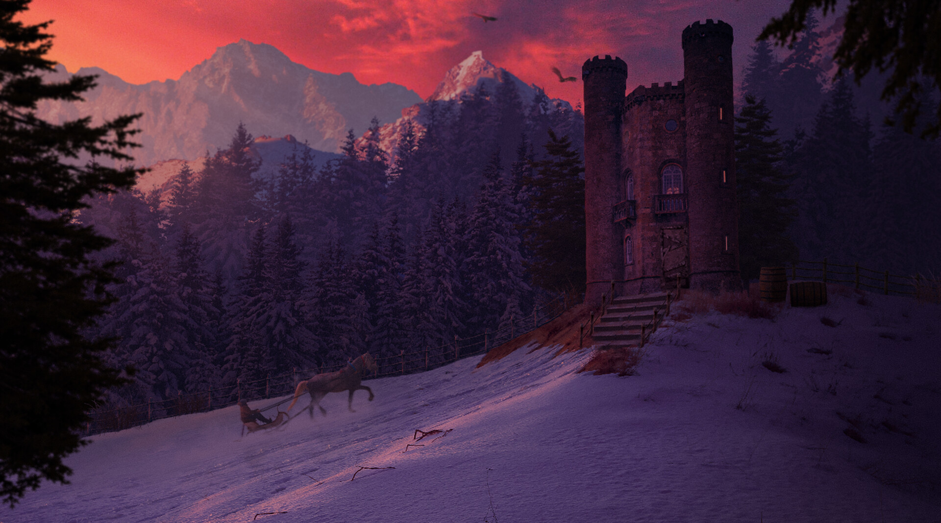 ArtStation - Snowy Tower