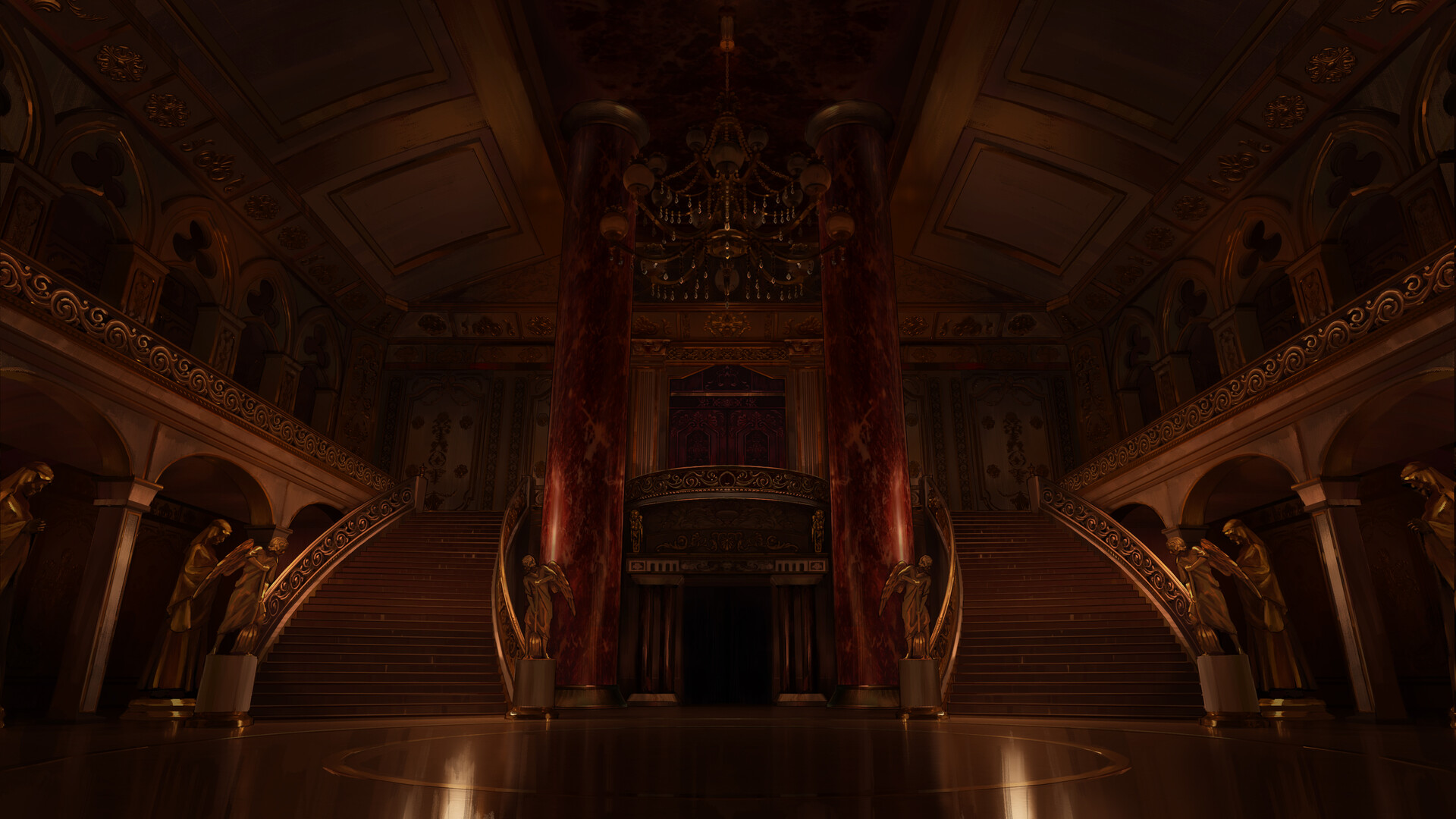 Bo Li - Castlevania Nocturne Season 1 Ballroom design