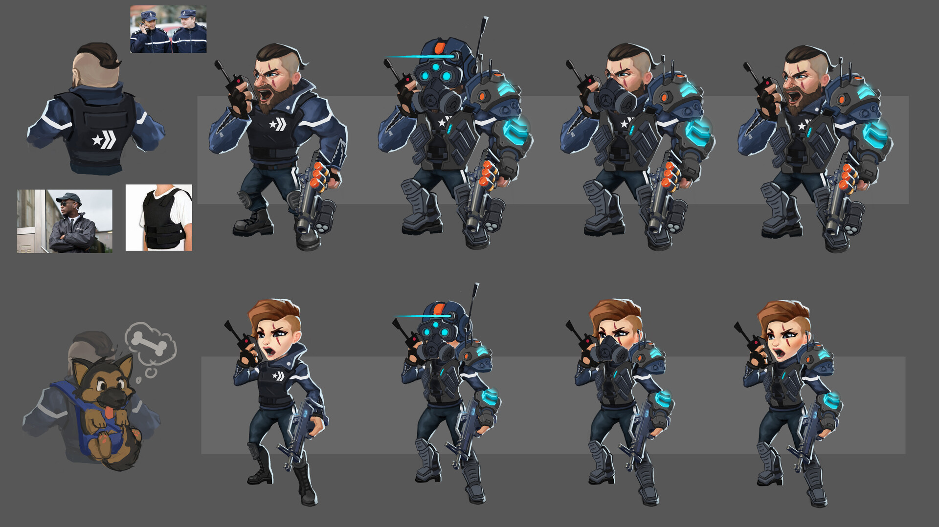 ArtStation - Armor concept - Project SCAR