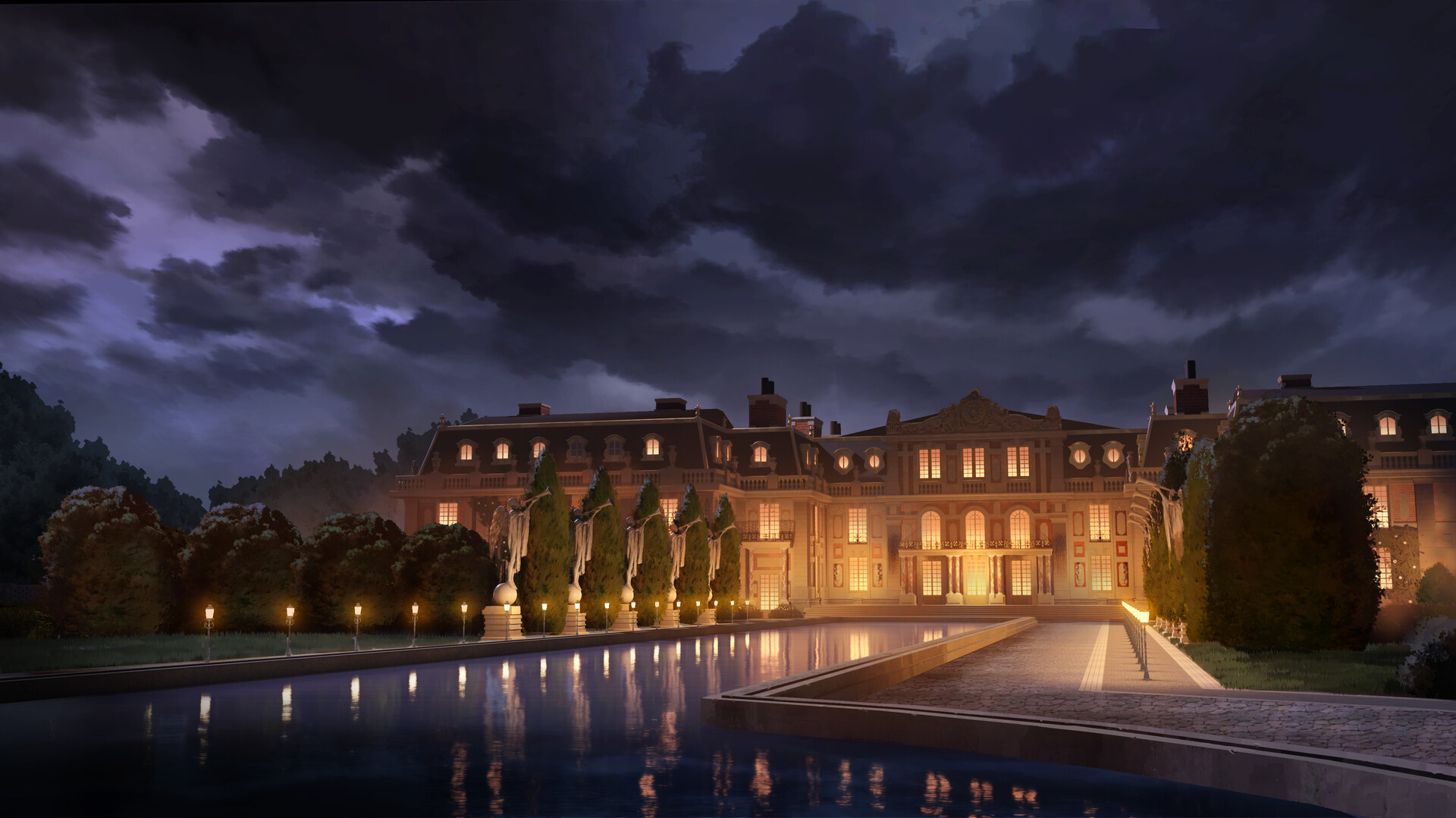 Bo Li - Castlevania Nocturne Season 1 Chateau design