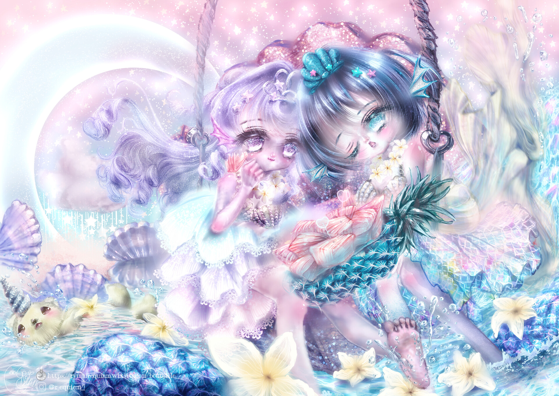 ArtStation - Mermaid fruity time