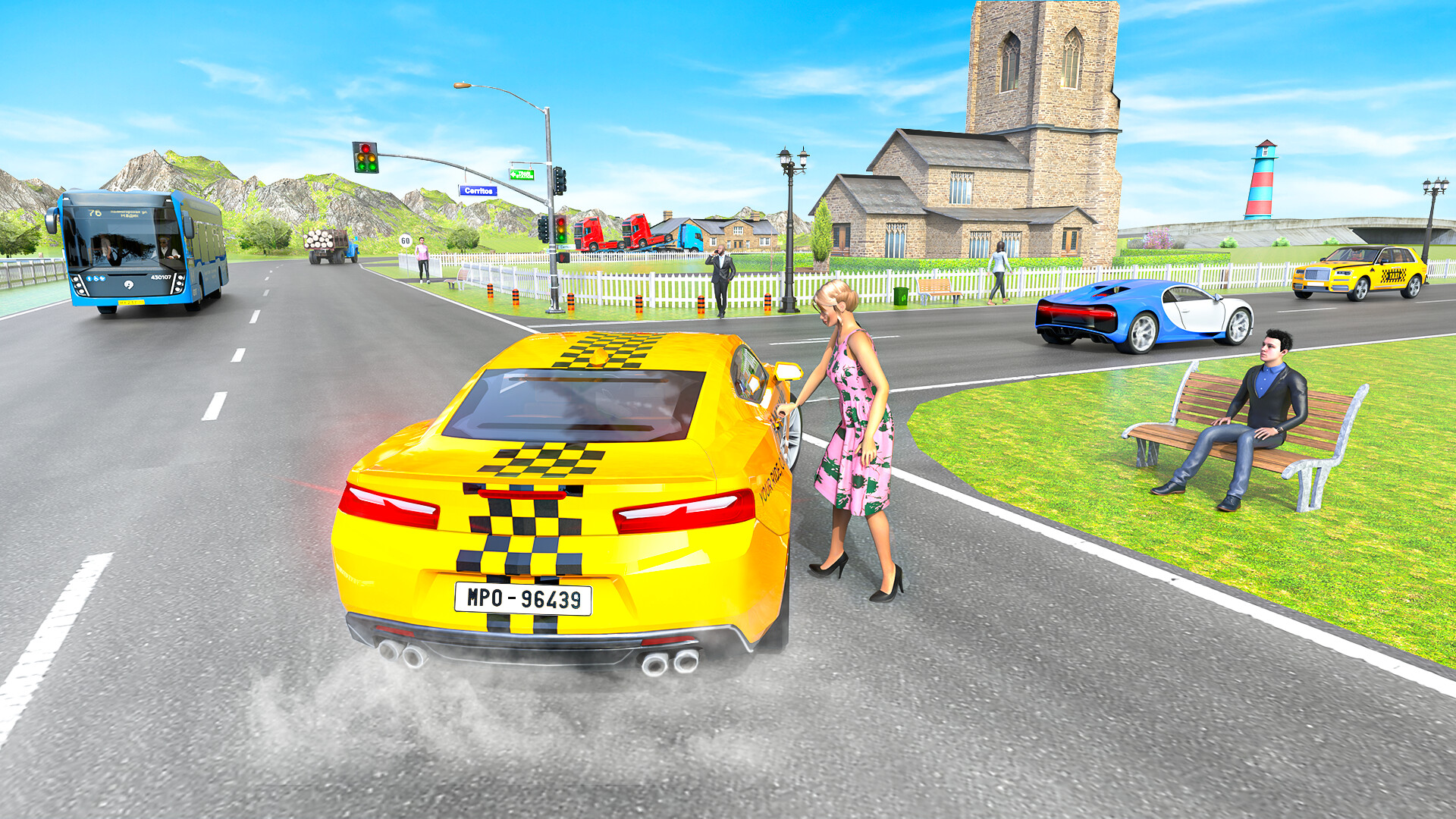 ArtStation - Taxi simulator game