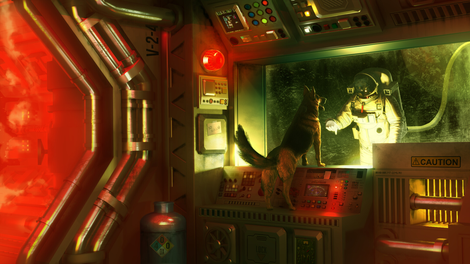 ArtStation - Just. Push. The button. You'll get a bone......