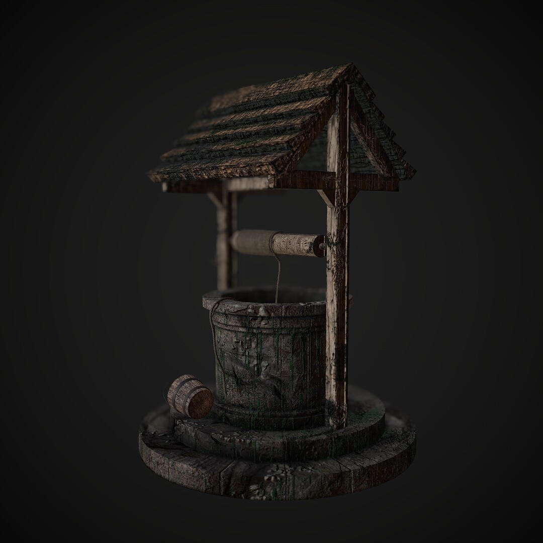 ArtStation - A 3d well model