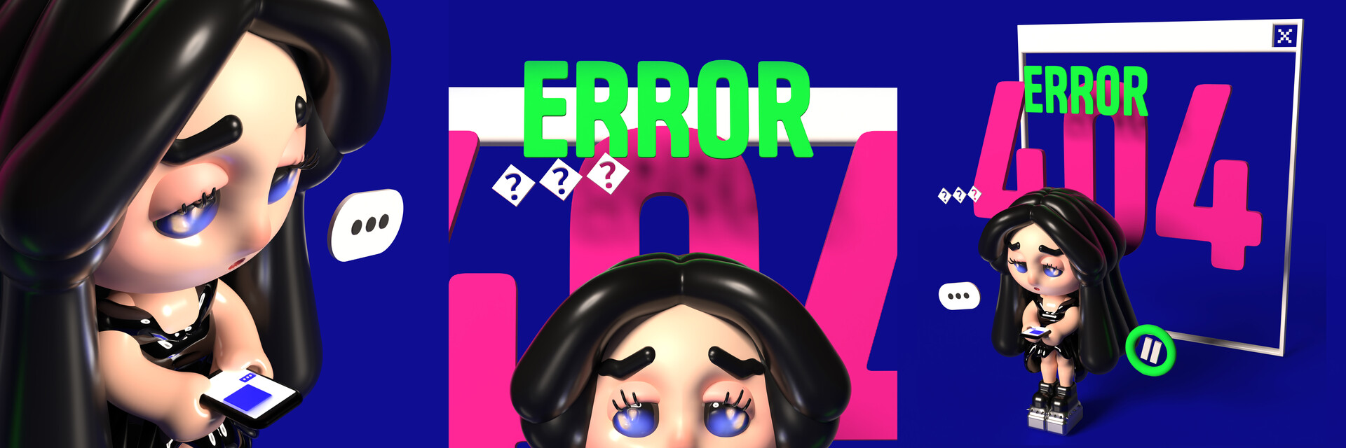 ArtStation - Error girl