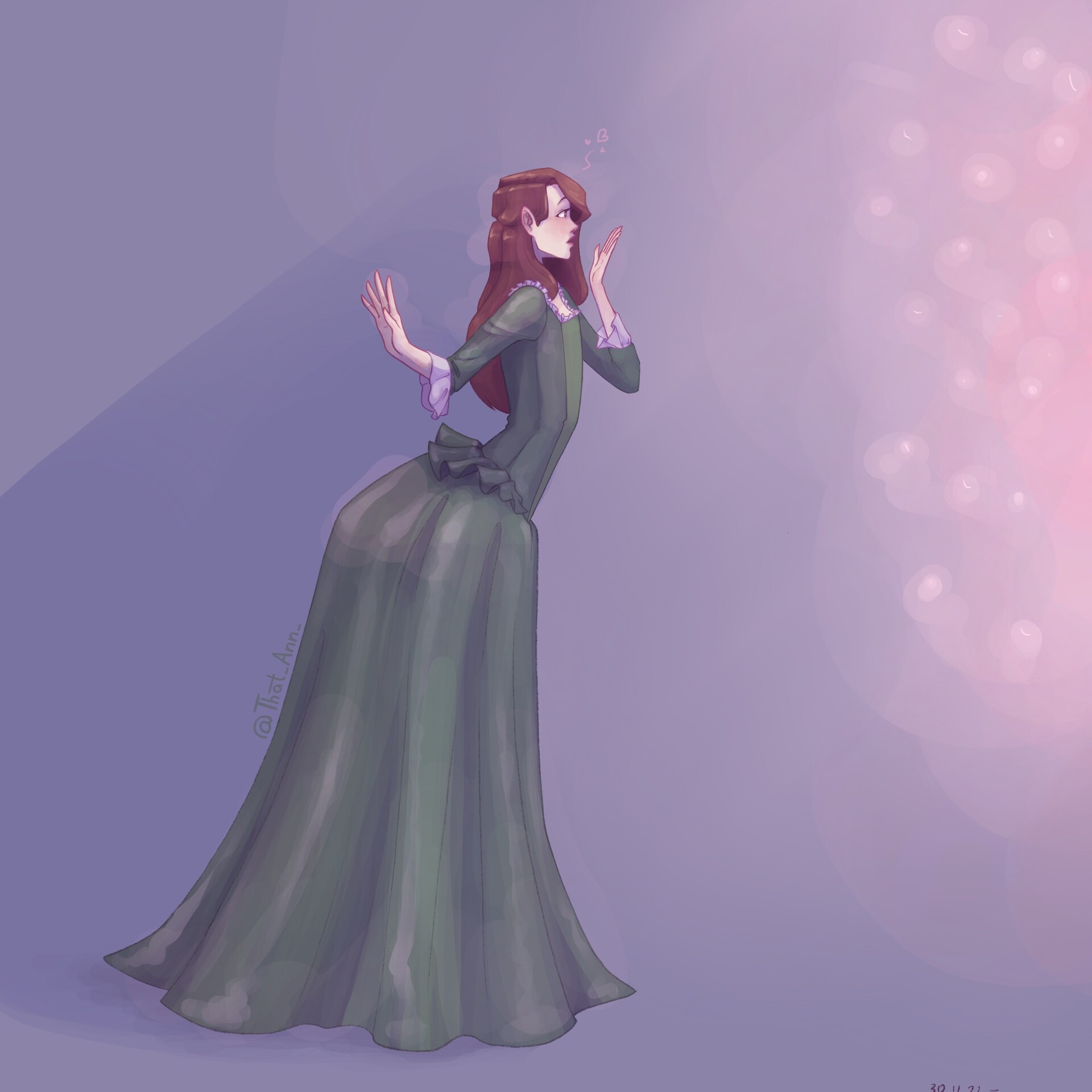 ArtStation - My redraw of an old artwork of Eliza Hamilton from musical ...