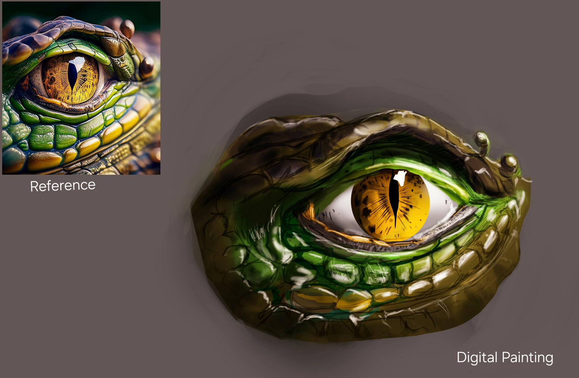 ArtStation - Crocodile Eyes