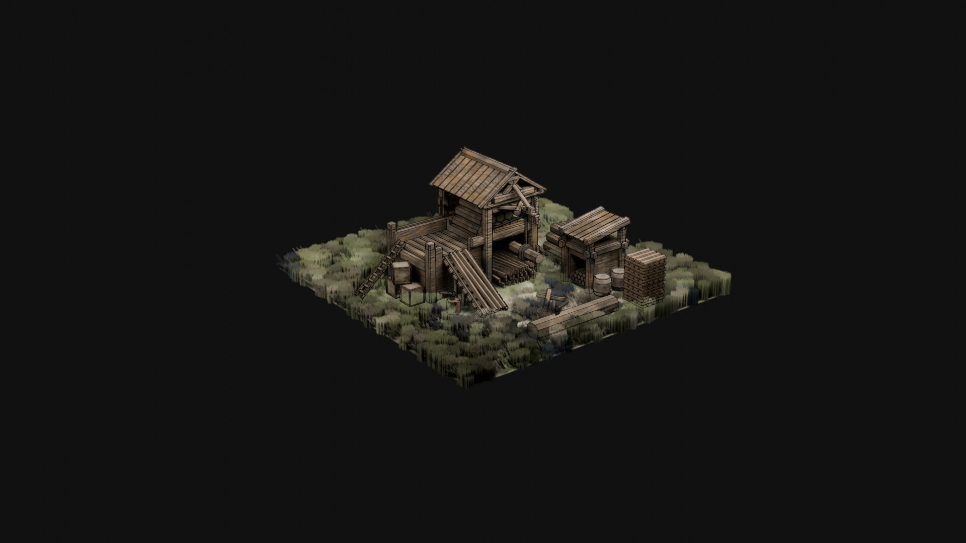 ArtStation - Sawmill for RTS