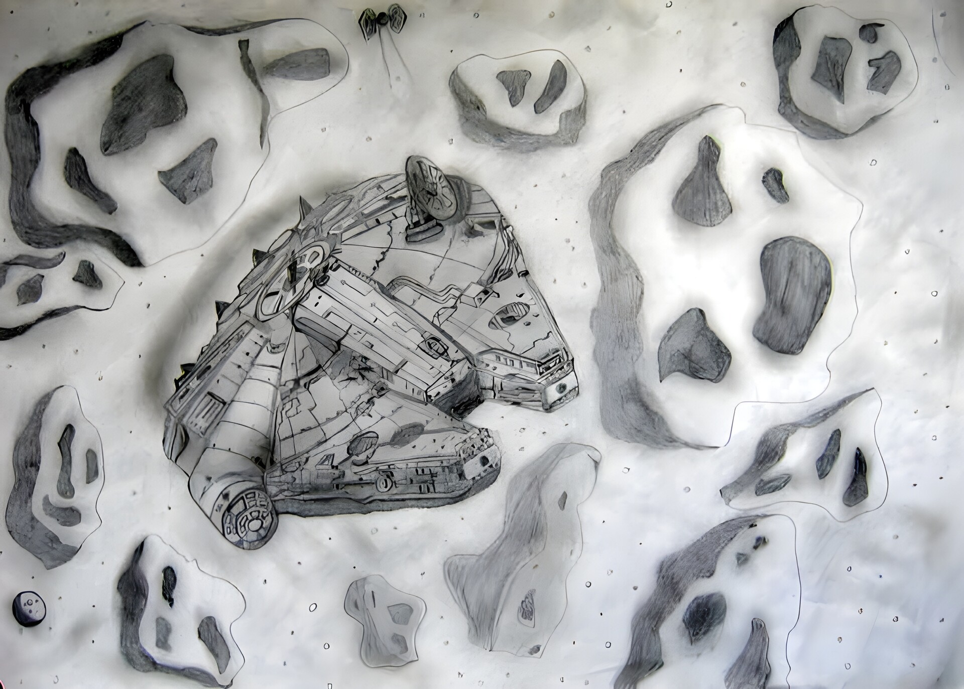 ArtStation - Millenium Falcon