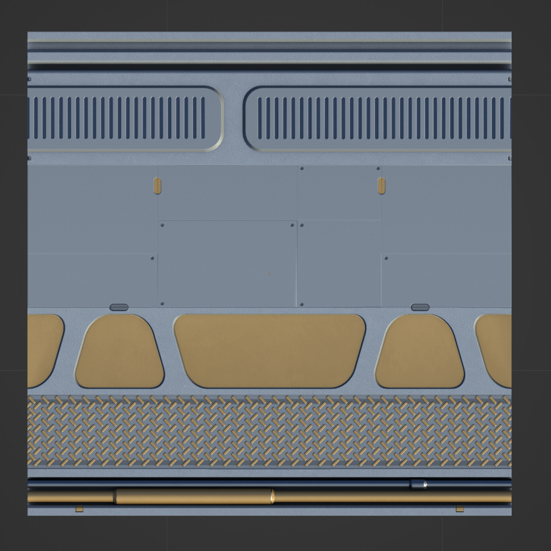ArtStation - Tileable Scifi Details Texture Trim