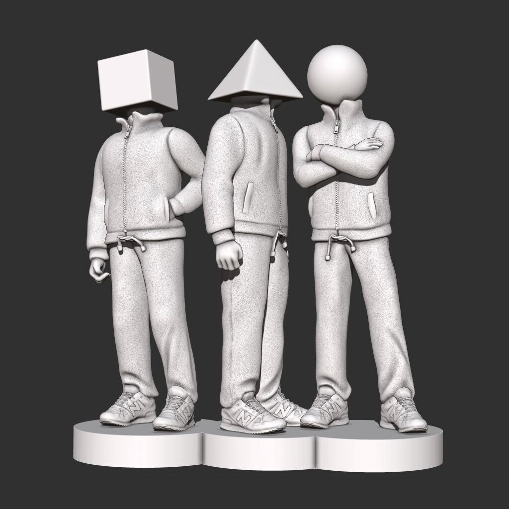 ArtStation - Character Cube,Sphere,Pyramid
