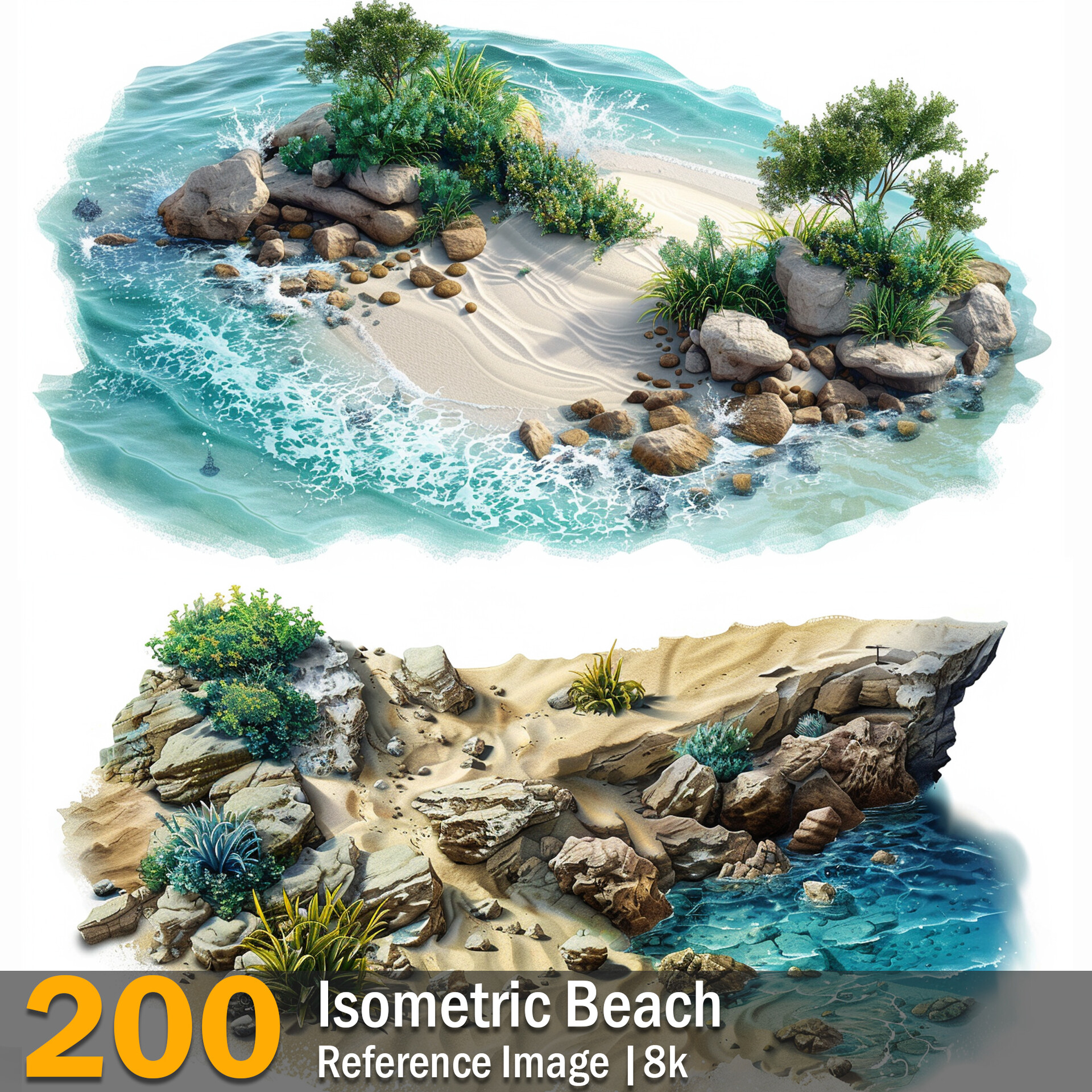 ArtStation - Isometric Beach | Reference Images | 8k