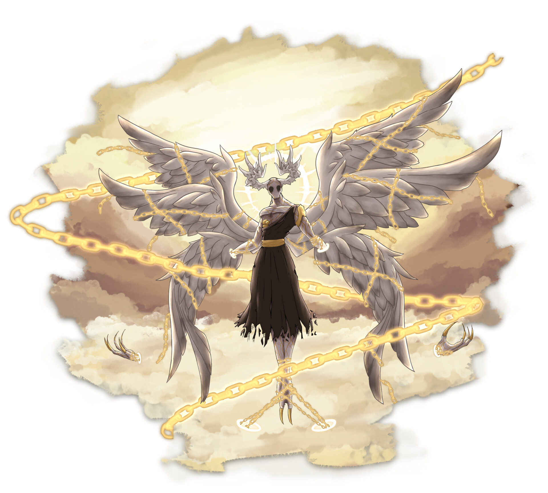 ArtStation - 2D Character Concept Art - Mastema The Chained