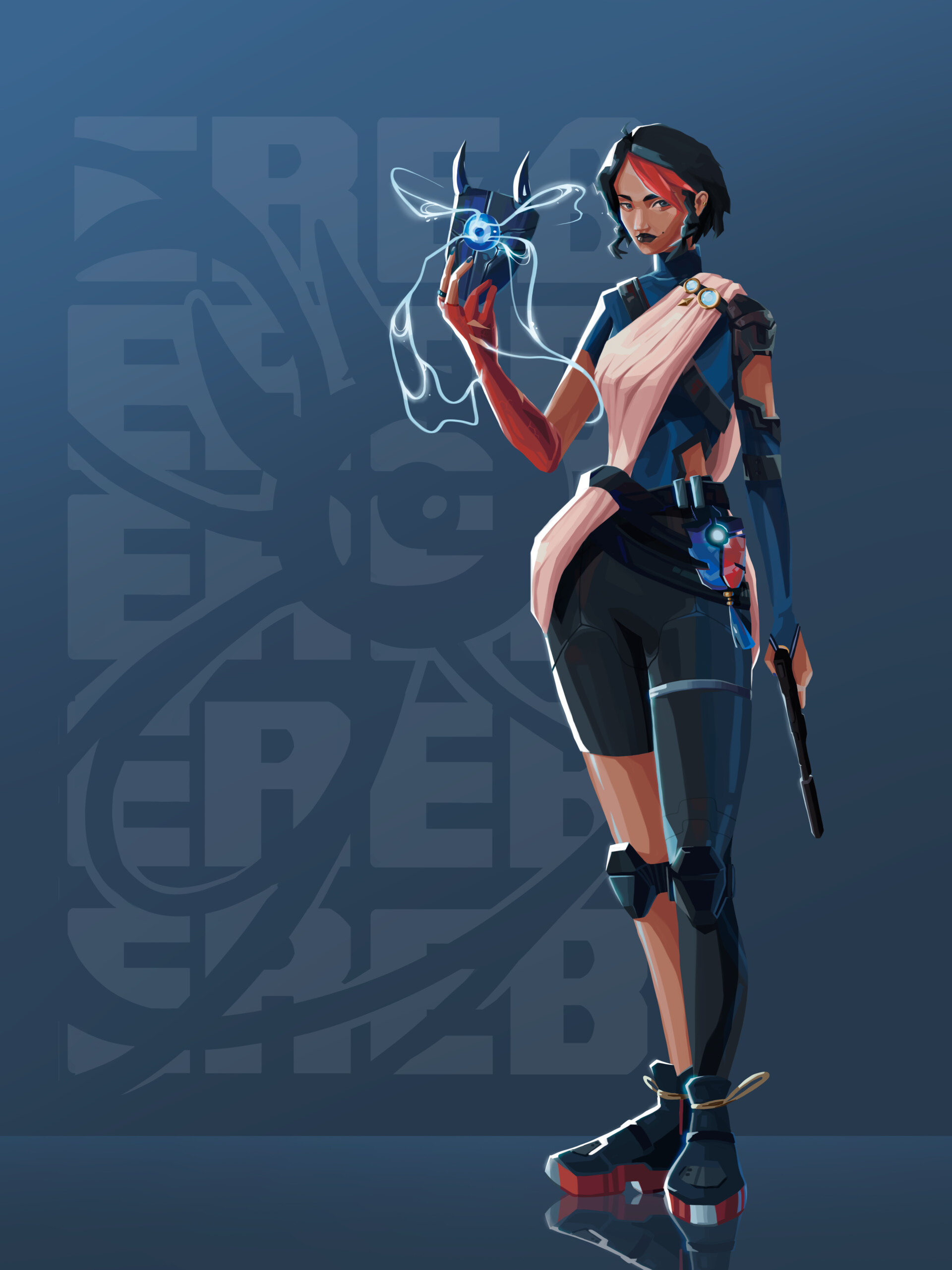 ArtStation - Valorant concept, Ereb, initiator