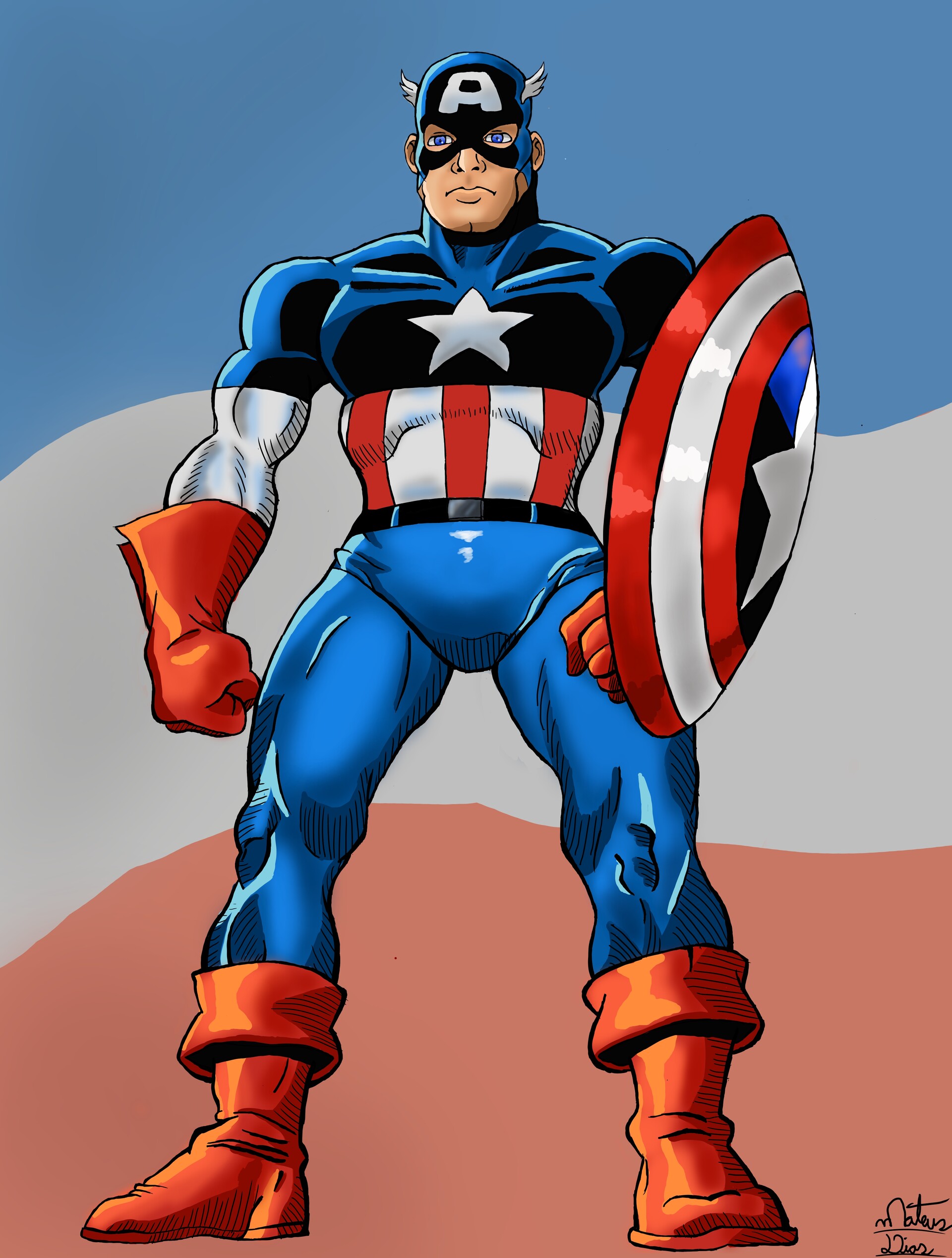ArtStation - Fanart - Capitão América
