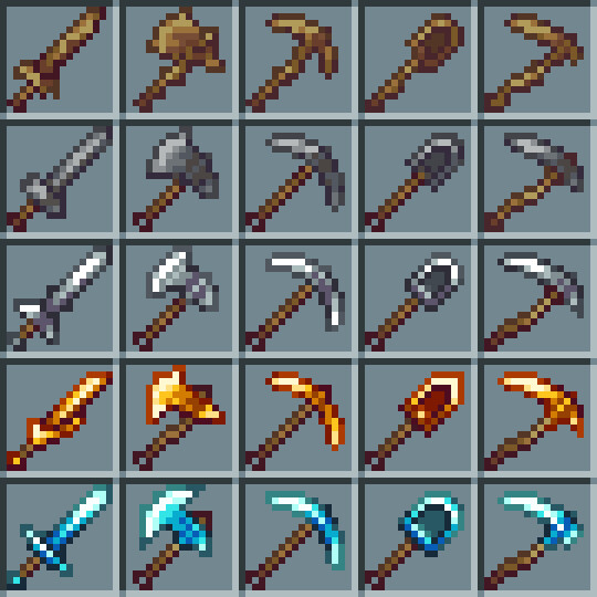 ArtStation - Minecraft Vanilla items