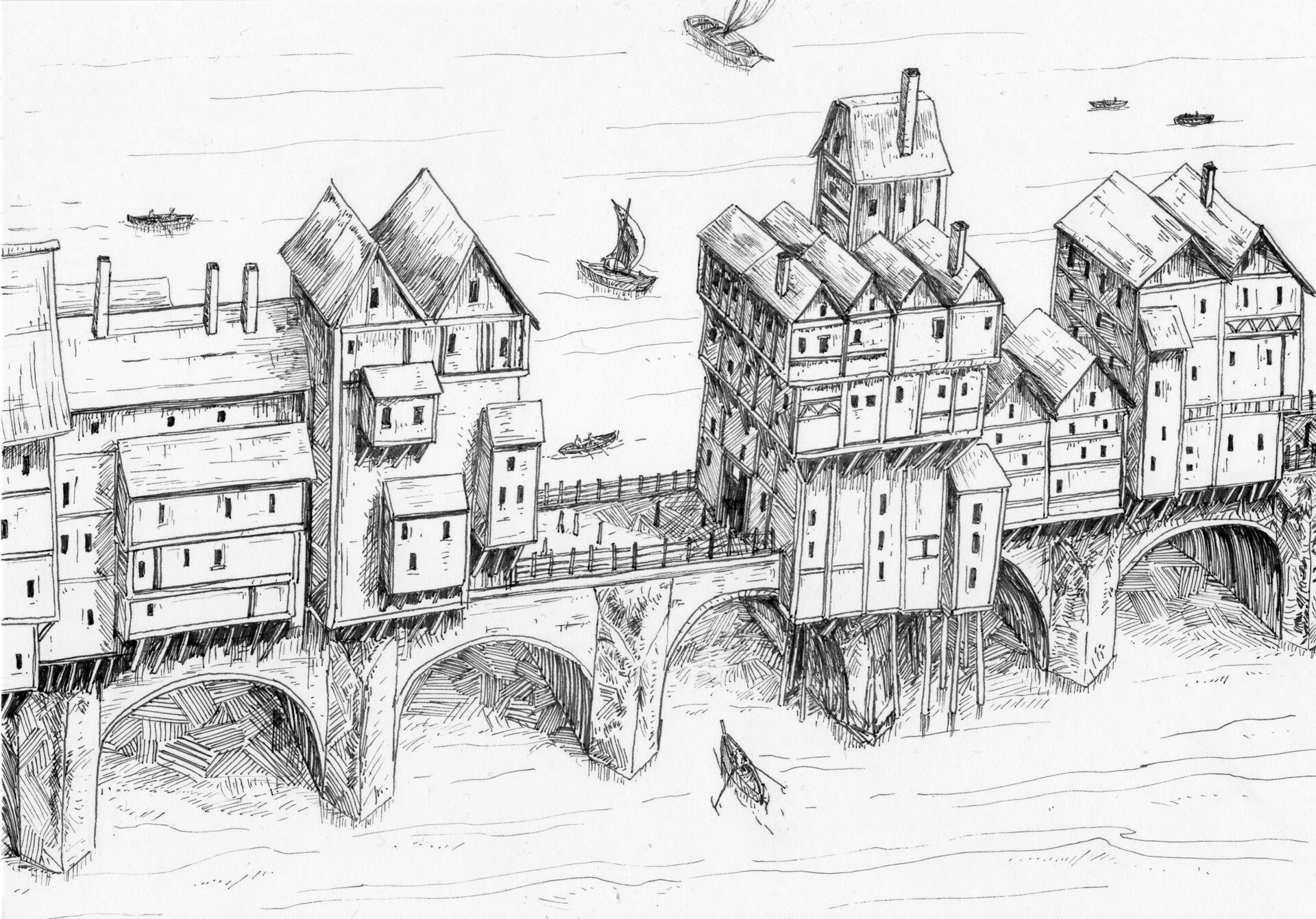 ArtStation - Medieval Bridge