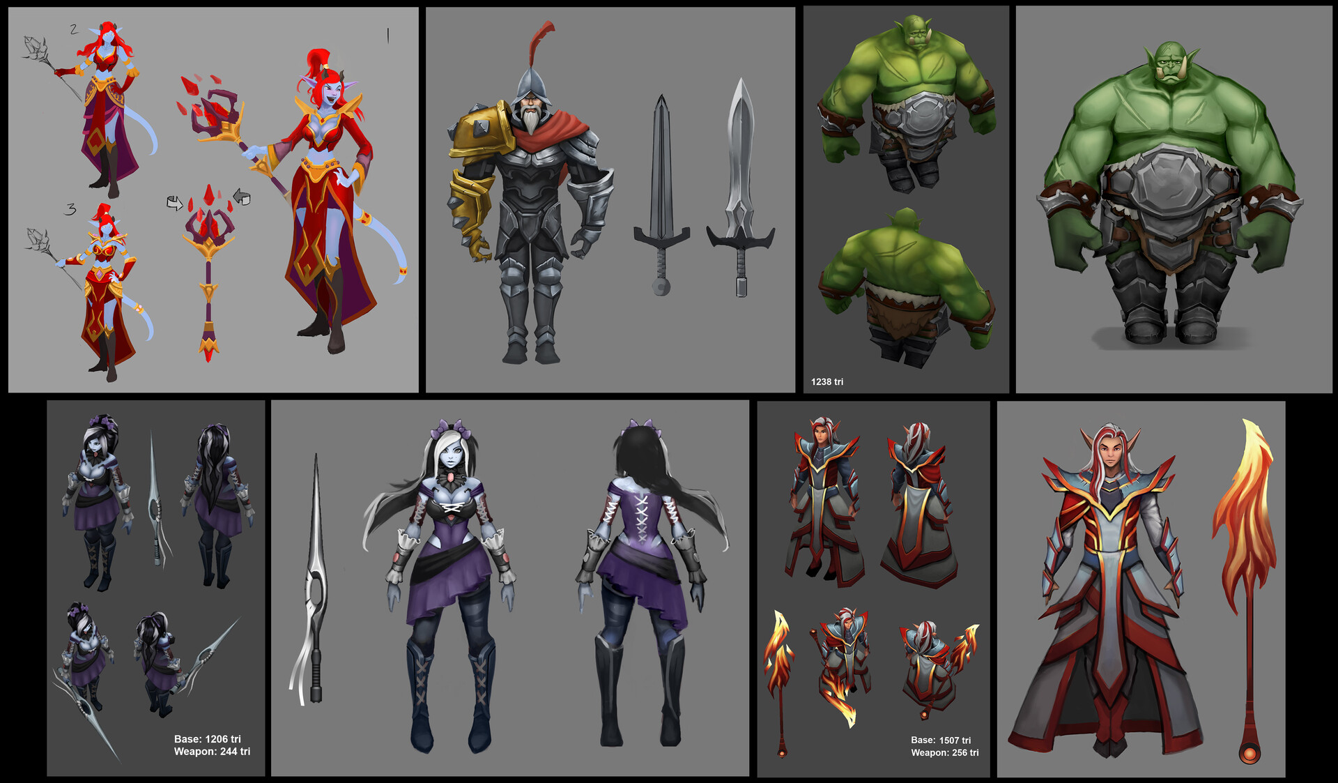 ArtStation - Character concepts & models - Unannounced RPG project