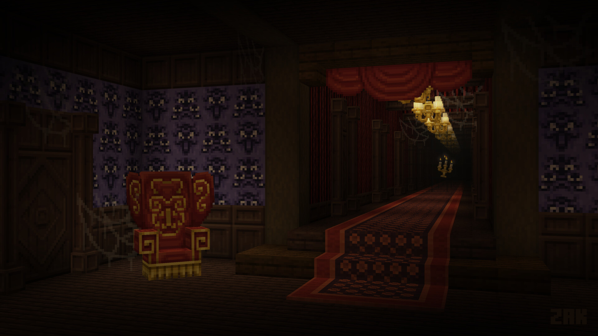 Minecraft Haunted Mansion Interior