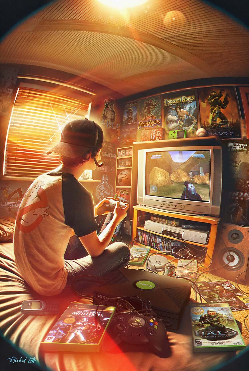 ArtStation - Original Xbox - Halo Combat Evolved