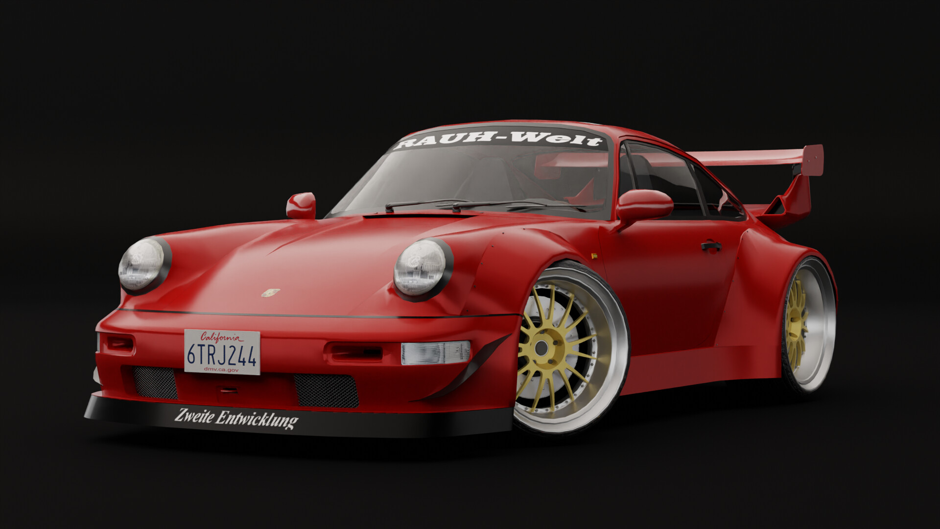 ArtStation - Porsche 911 RWB