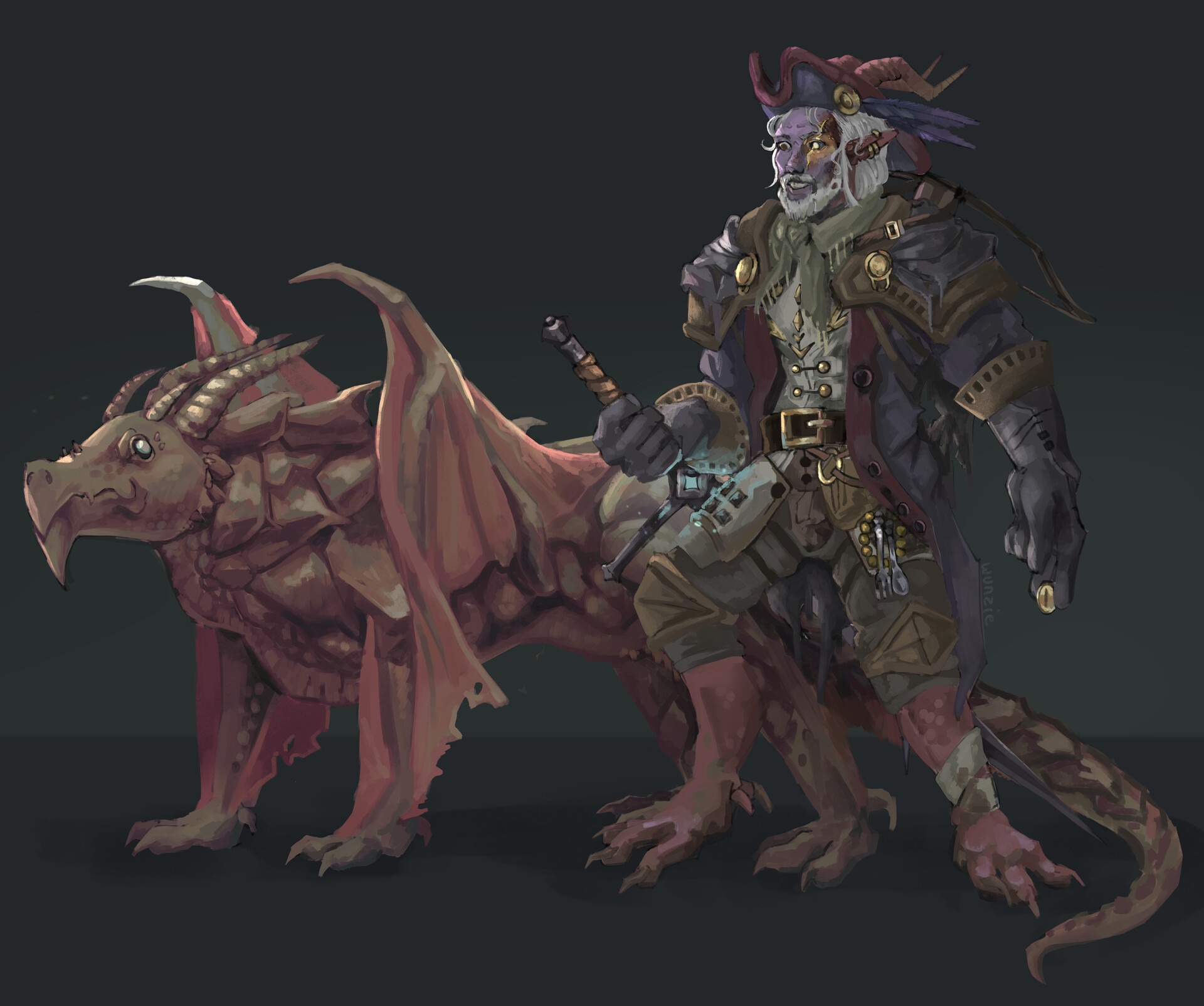 wunzie - Anton Dragon-kissed - Commission