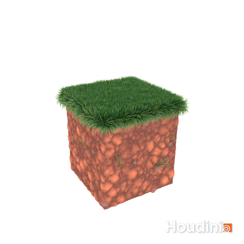 ArtStation - Minecraft Cube in 3D / Houdini