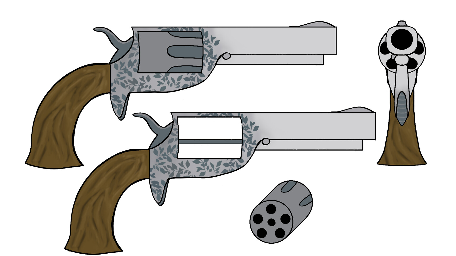 ArtStation - Western Pocket Pistol