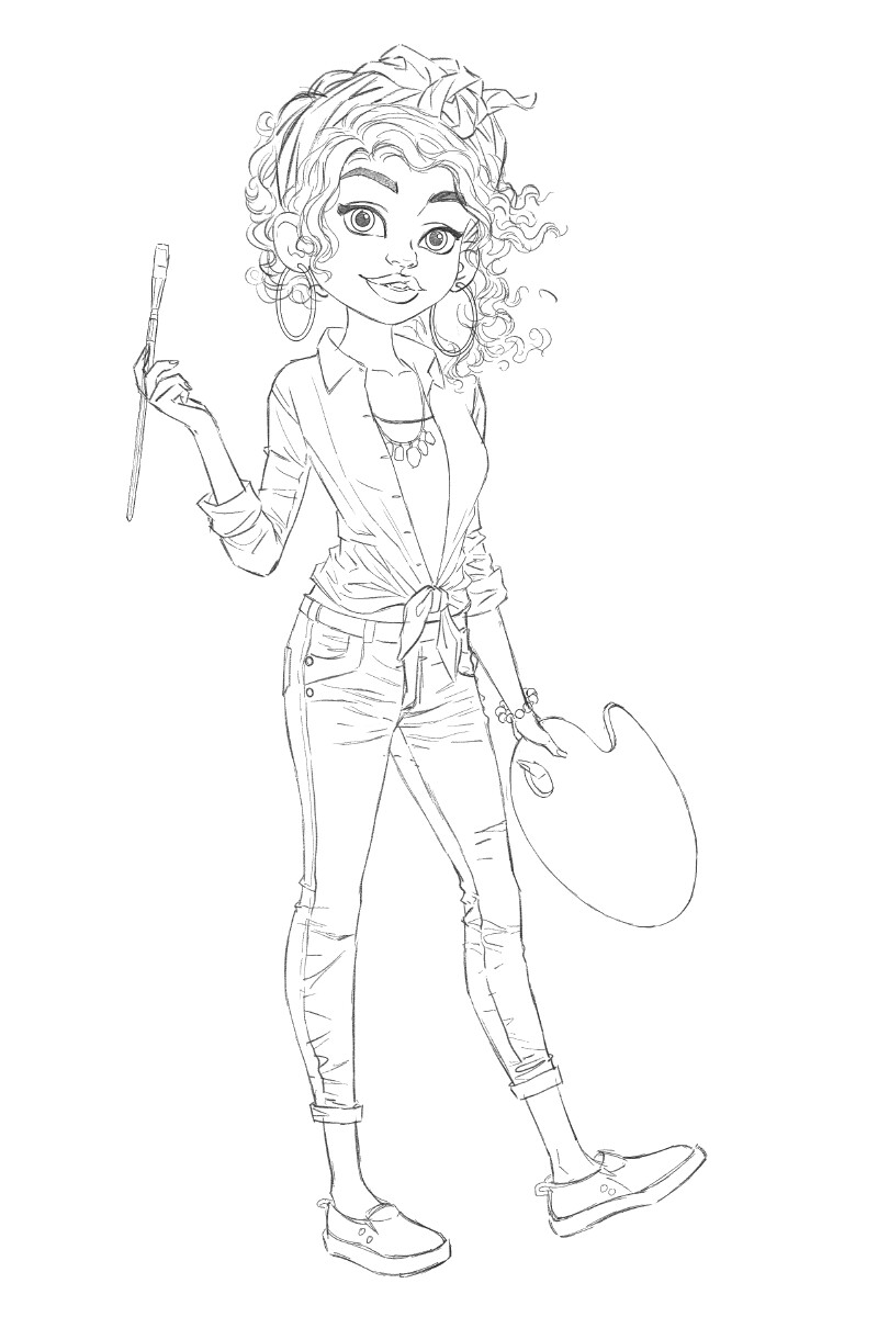 soy luna.coloring pages